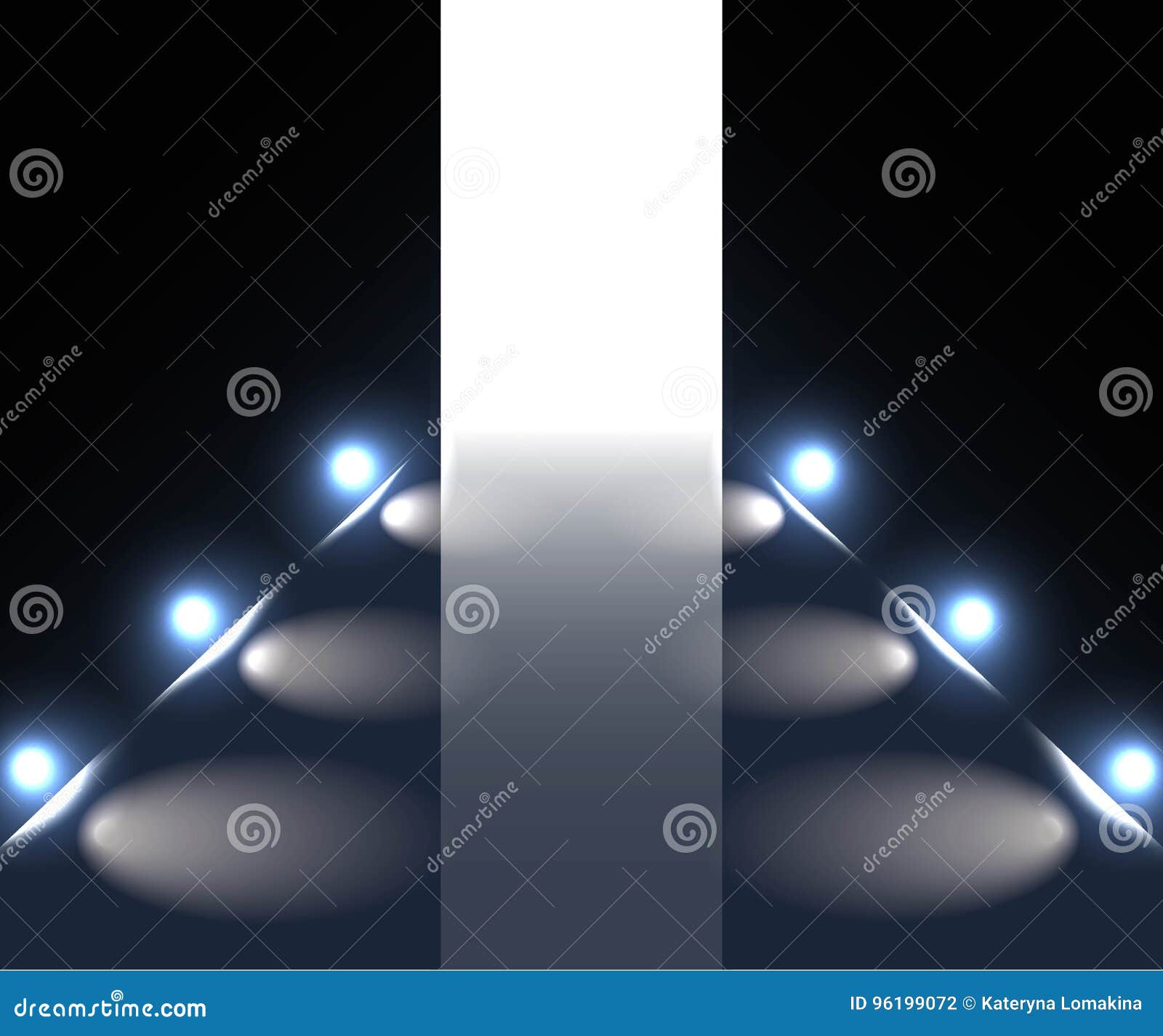 Empty scene lights stock illustration. Illustration of lights - 96199072