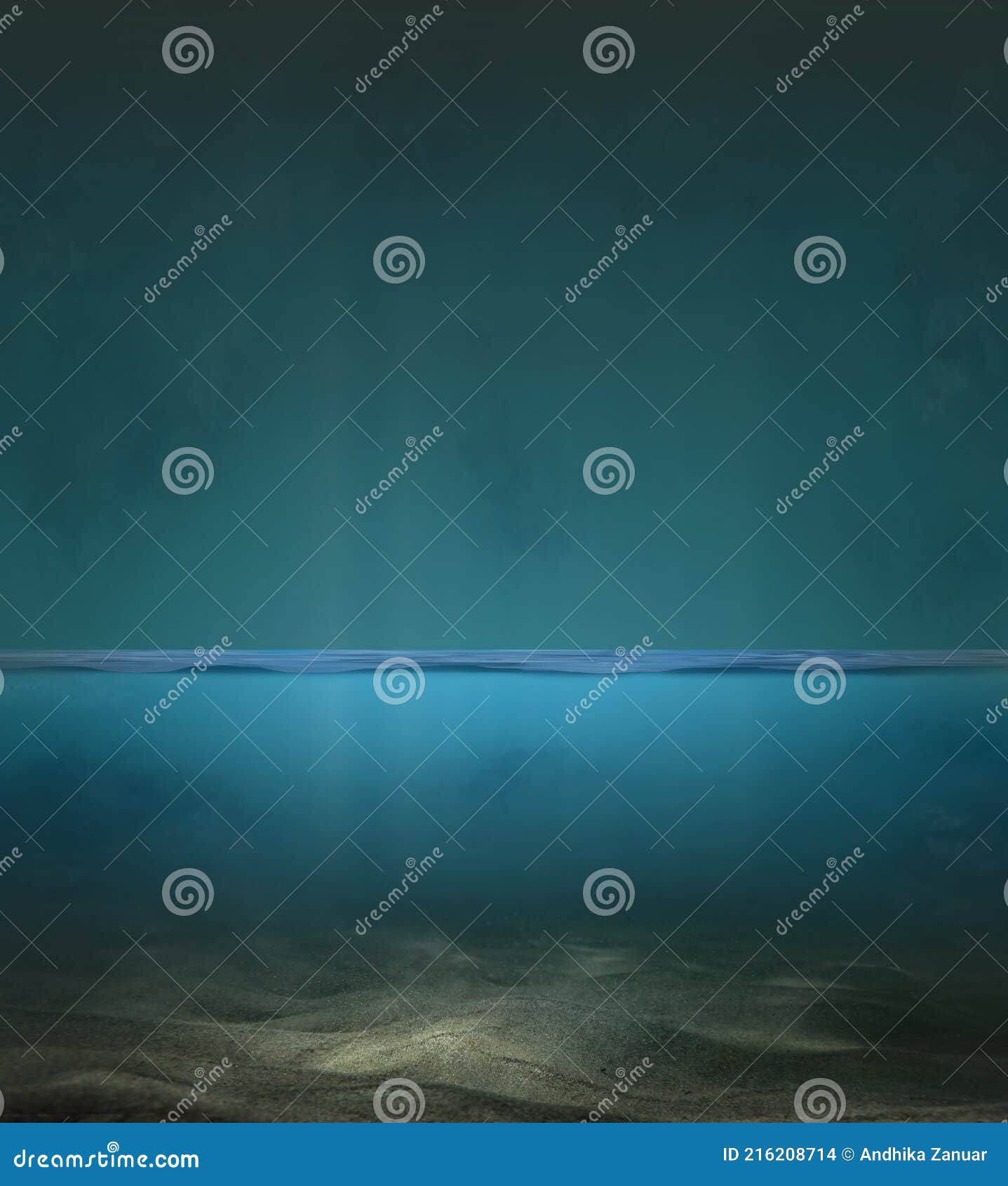 Empty scenery in the water stock photo. Image of beautiful - 216208714