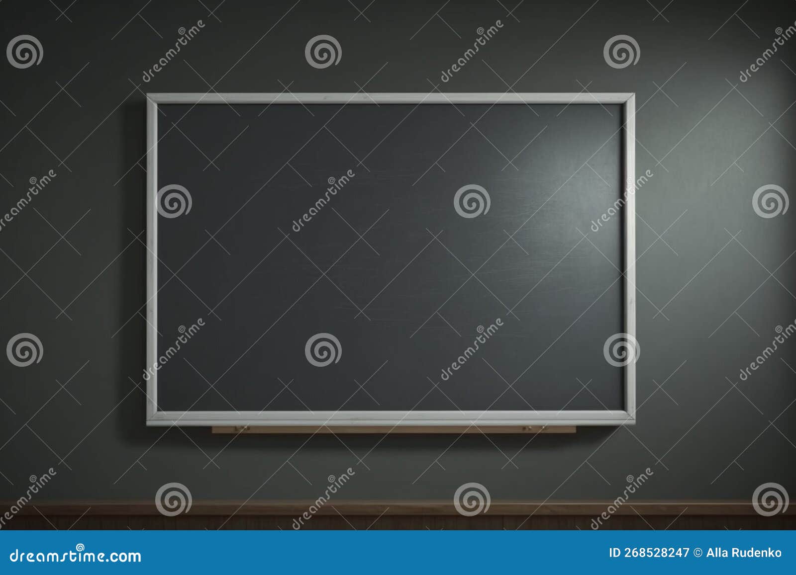 Empty School Board in an Empty Classroom for Design. AI Generated Stock ...