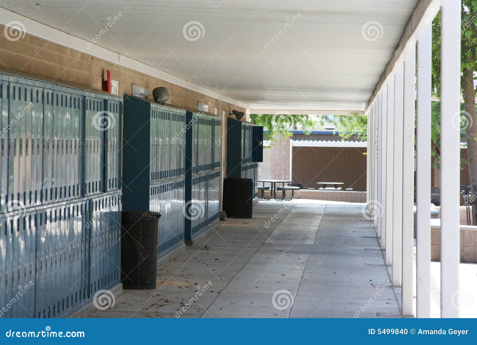 Empty school breezeway stock photo. Image of academic - 5499840