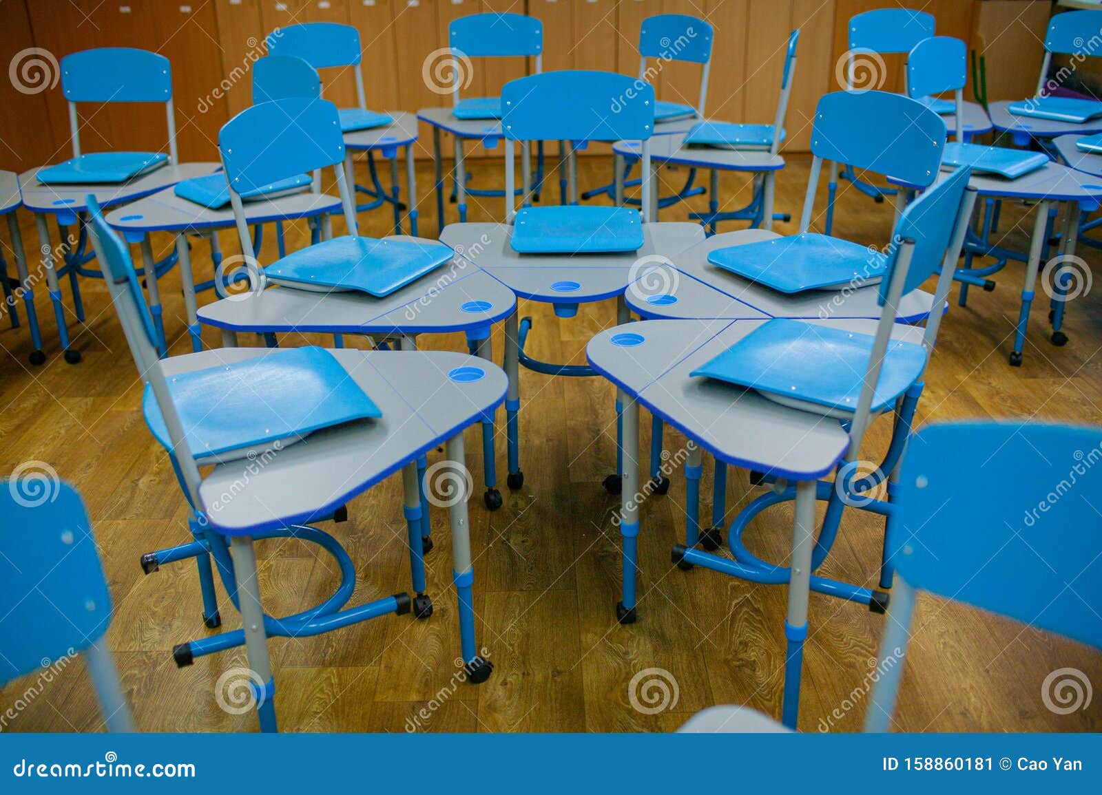 Empty School Class, Back To School. Stock Image - Image of knowledge ...