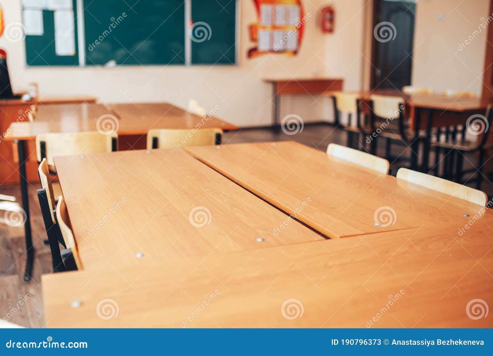 Empty School Class during School Holidays, Back To School, Children ...