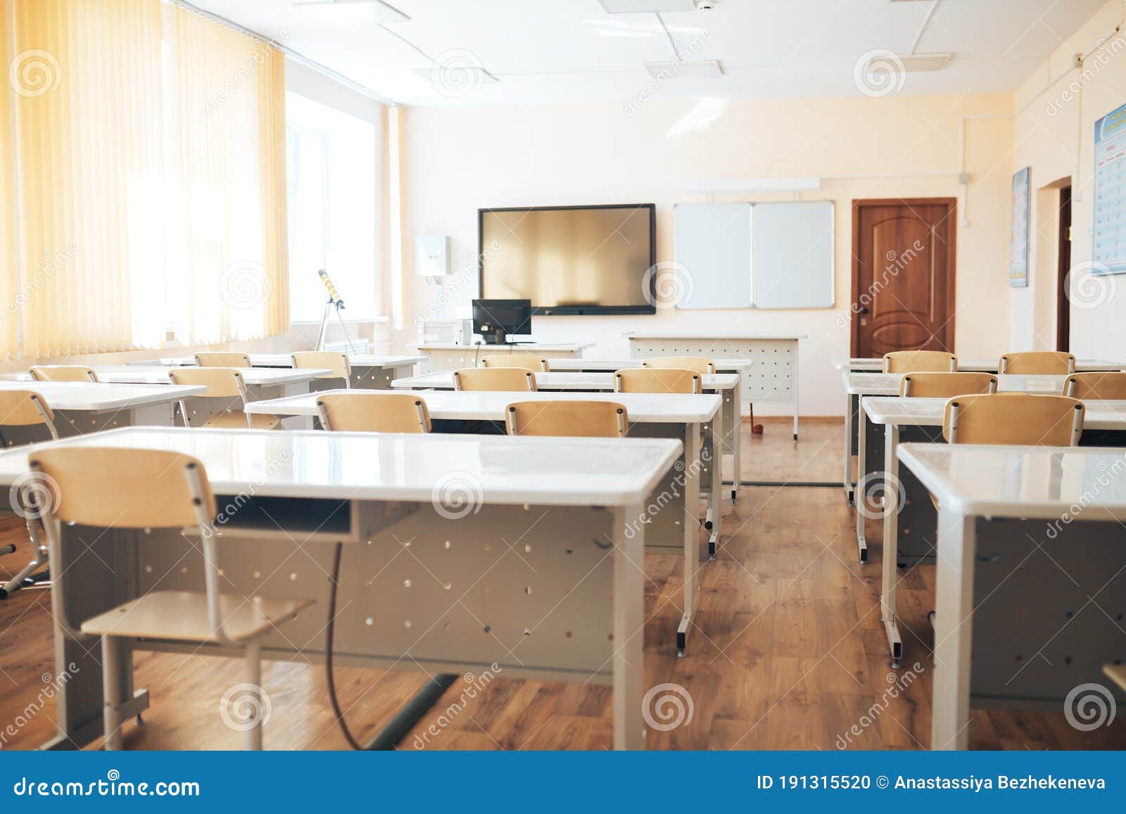 Empty School Class during School Holidays, Back To School, Children ...