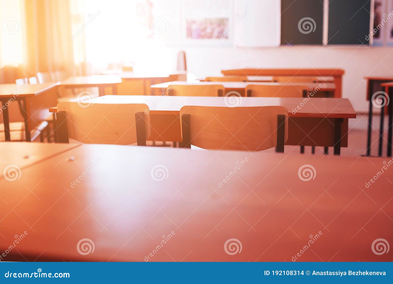 Empty School Class during School Holidays, Back To School, Children ...