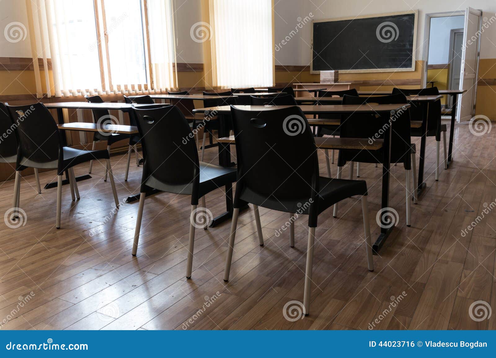 Empty school classroom stock photo. Image of empty, study - 44023716