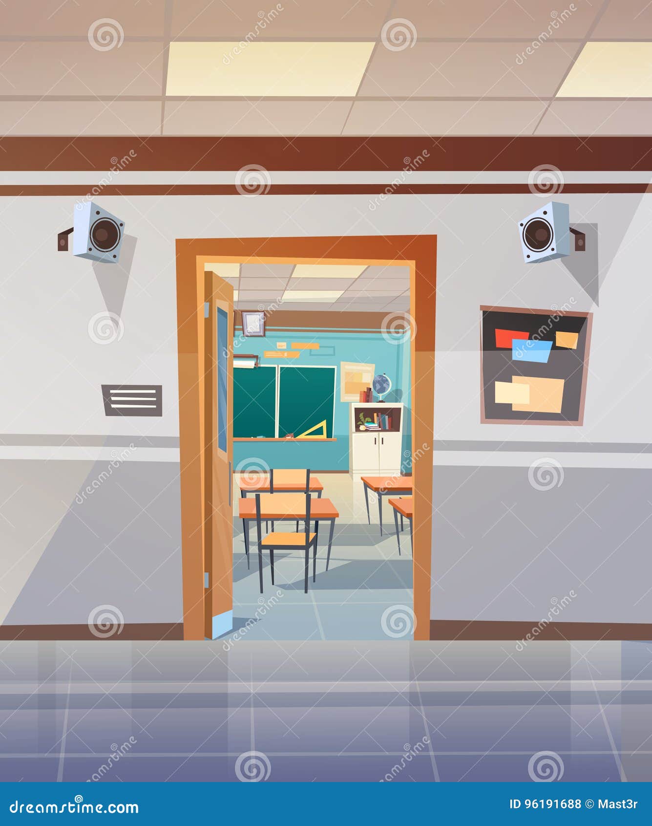 School Doors Clipart