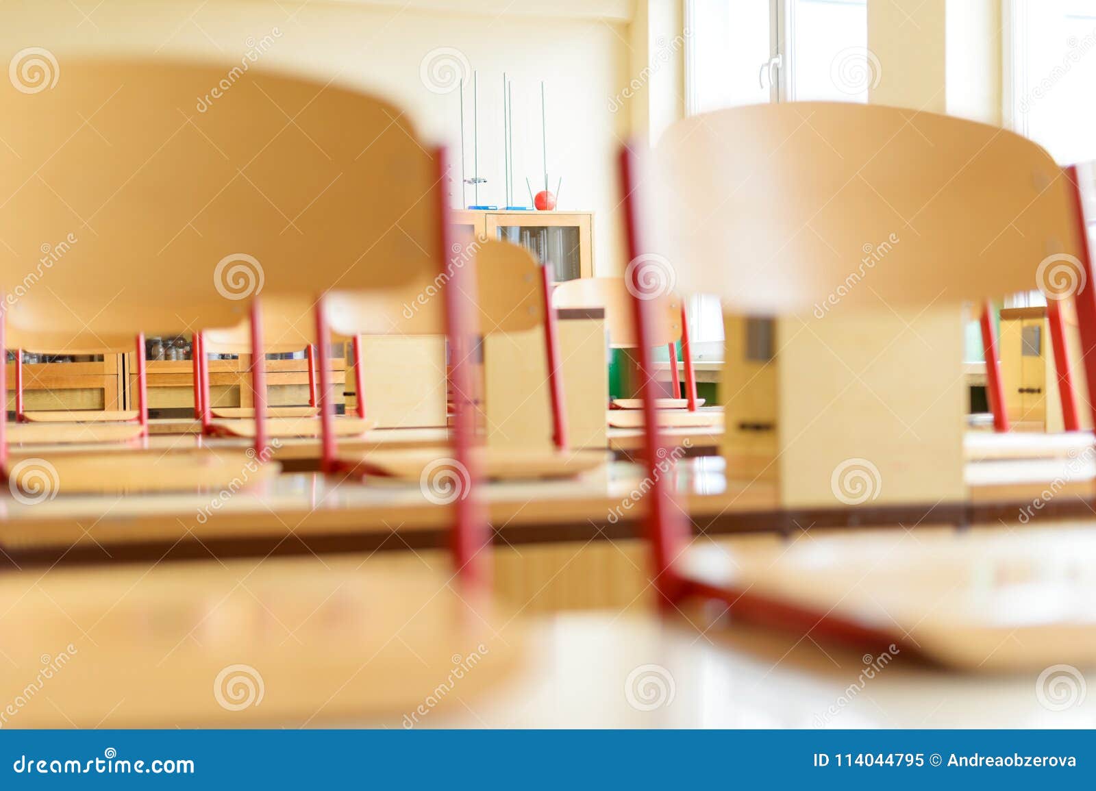 Empty Science Laboratory Classroom Education Stock Image Image Of