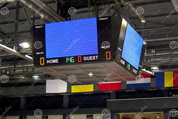 Empty scoreboard stock image. Image of sports, empty - 59233905