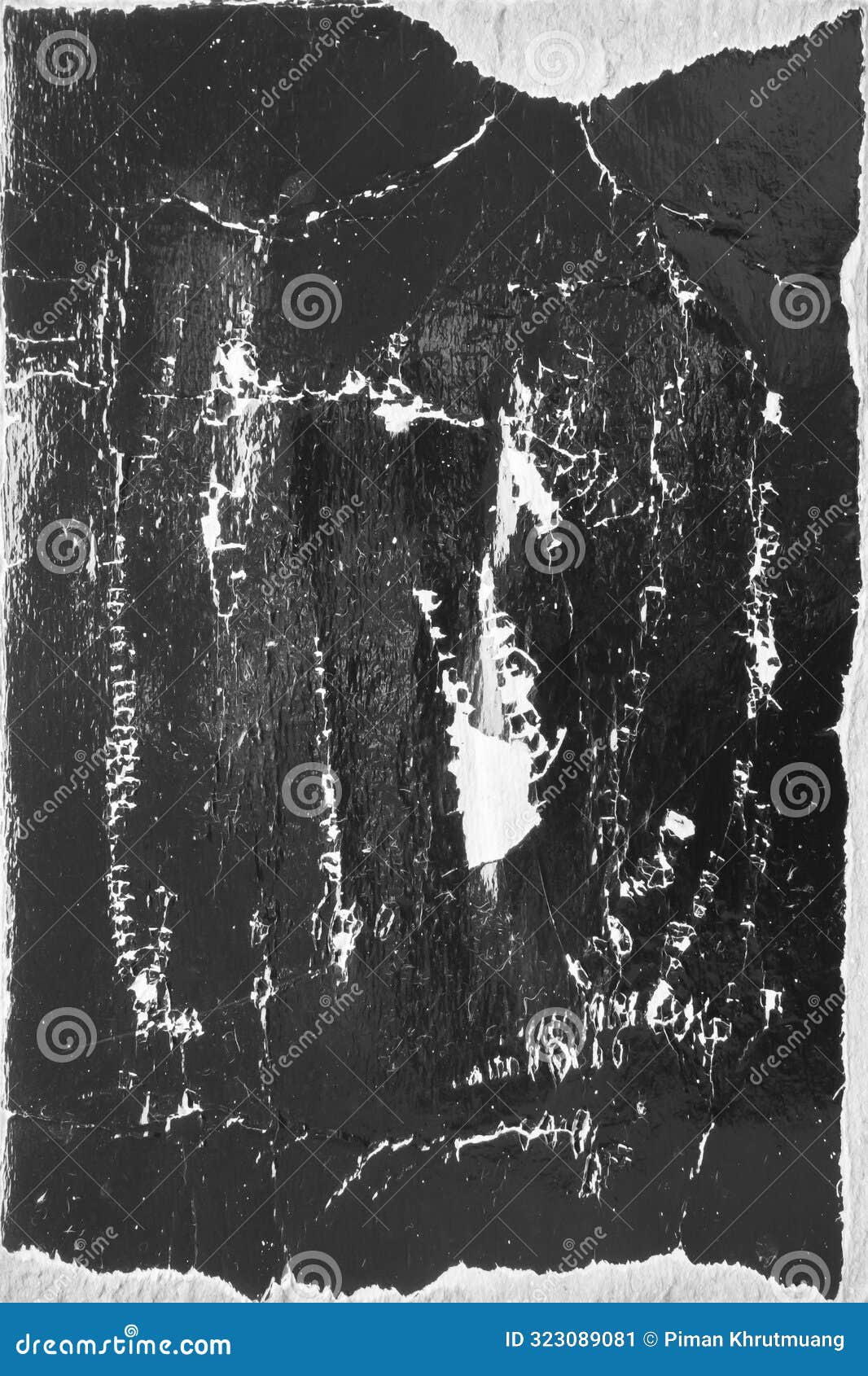 Empty Scratch Torn Poster Overlay Texture Background Stock Image ...