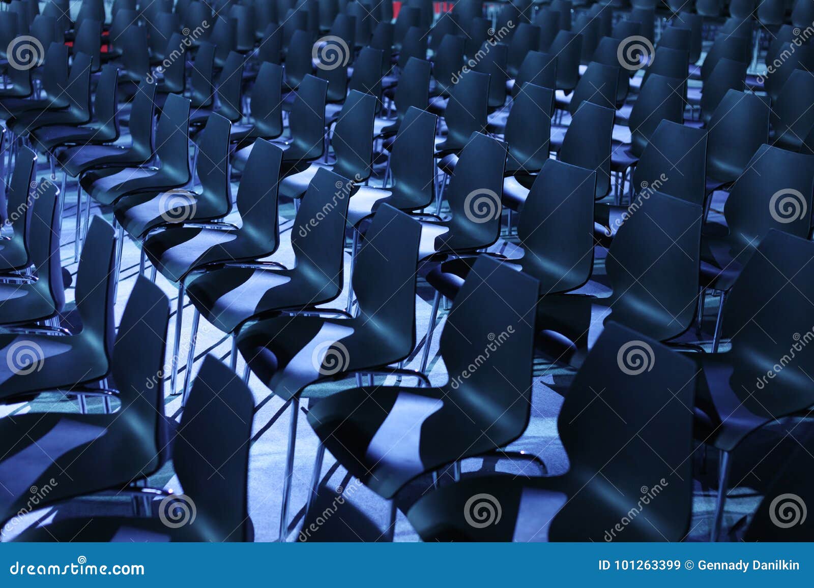 Empty Seat in Conference Hall Stock Image - Image of audience, empty ...