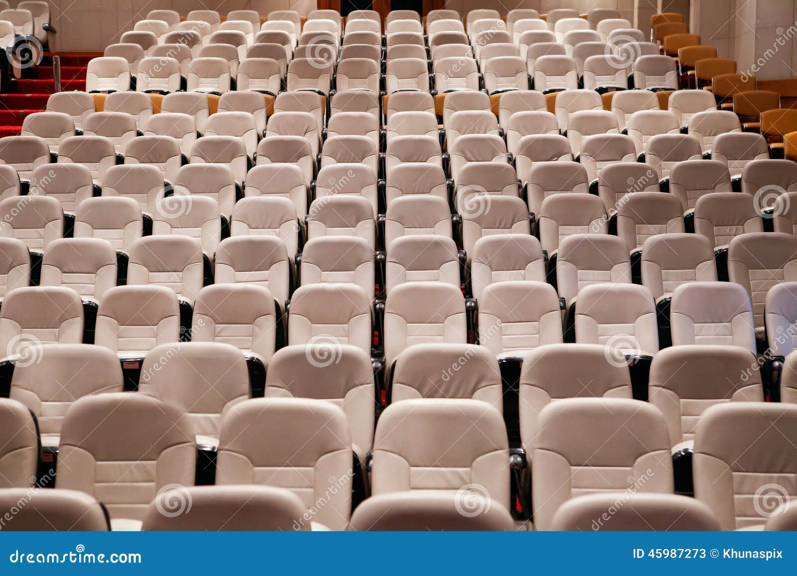 Empty Seat in Conference Meeting Hall Stock Image - Image of seat ...