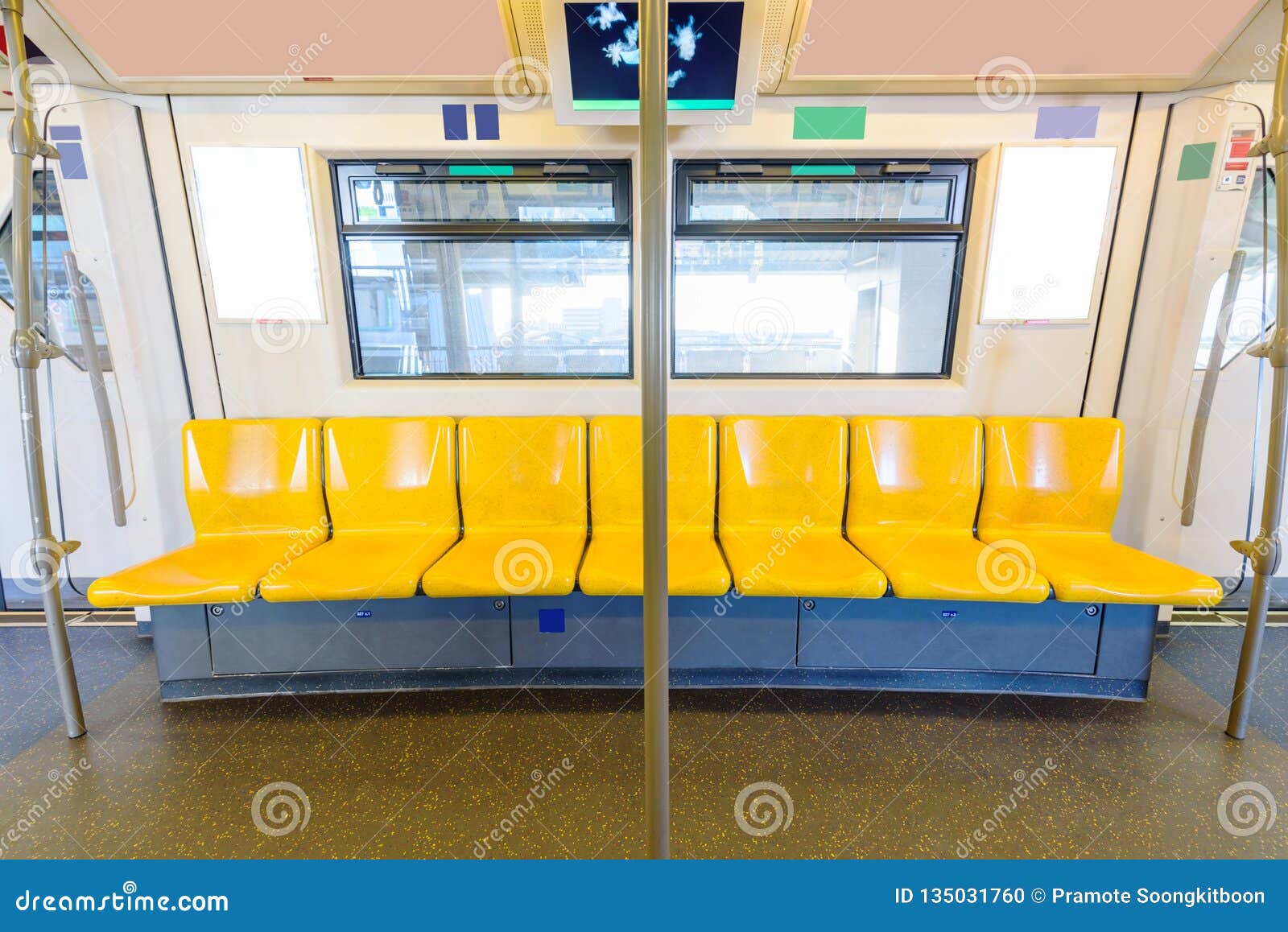 Empty seat in Sky train stock photo. Image of transportation - 135031760