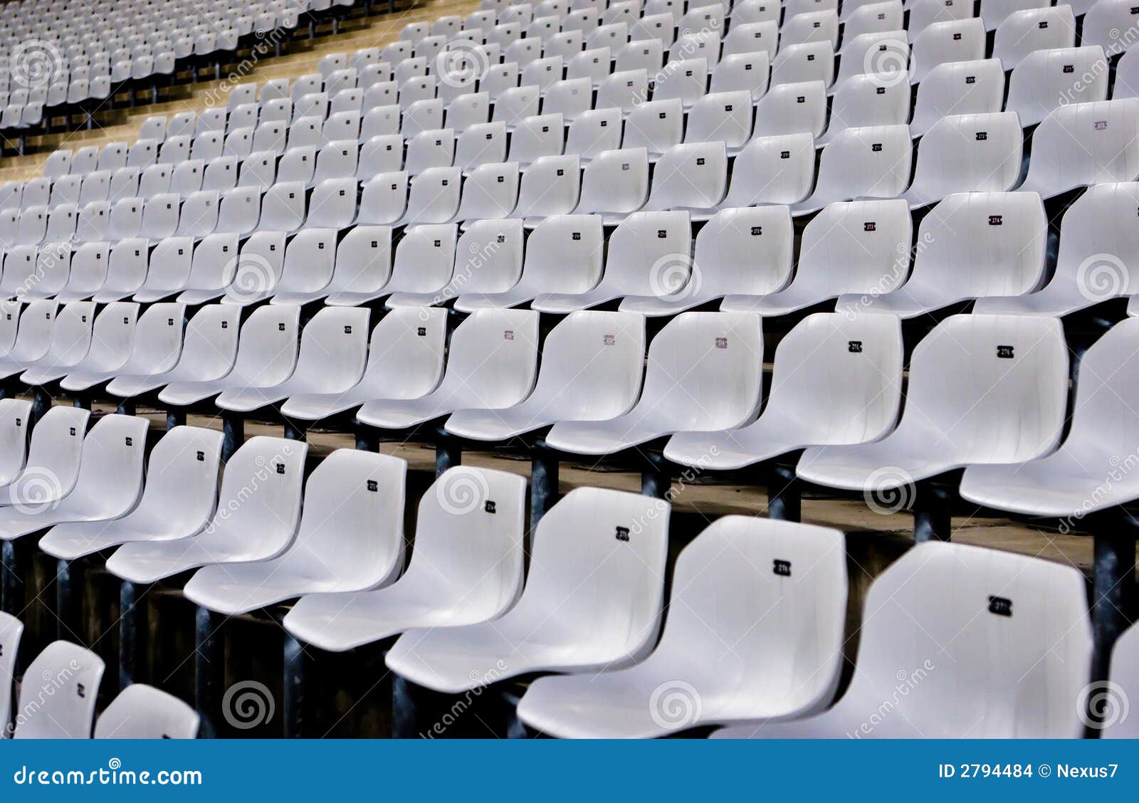 Empty Seats stock photo. Image of football, playing, blue - 2794484