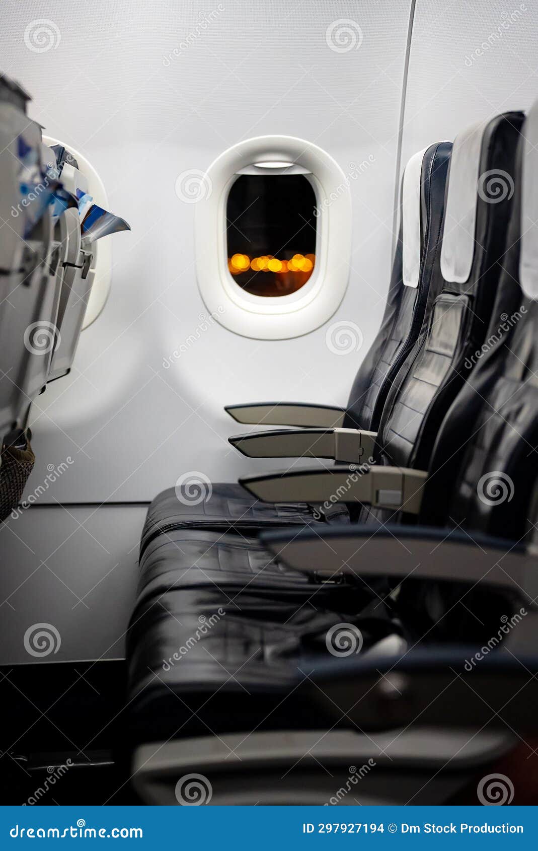 Inside the Airplane stock photo. Image of black, plane - 297927194