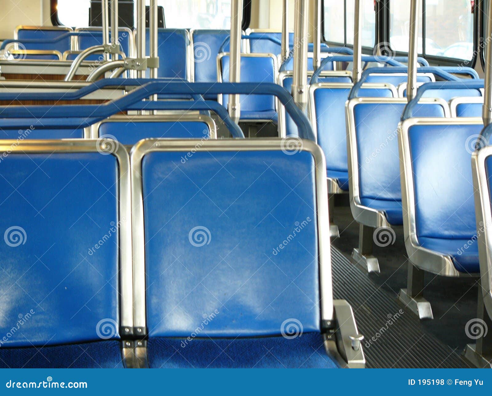 Empty seats in a bus stock photo. Image of seat, vacant - 195198