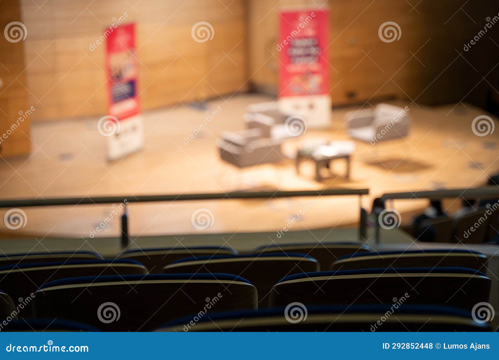 Empty Seats in the Convention Center Stock Photo - Image of ...