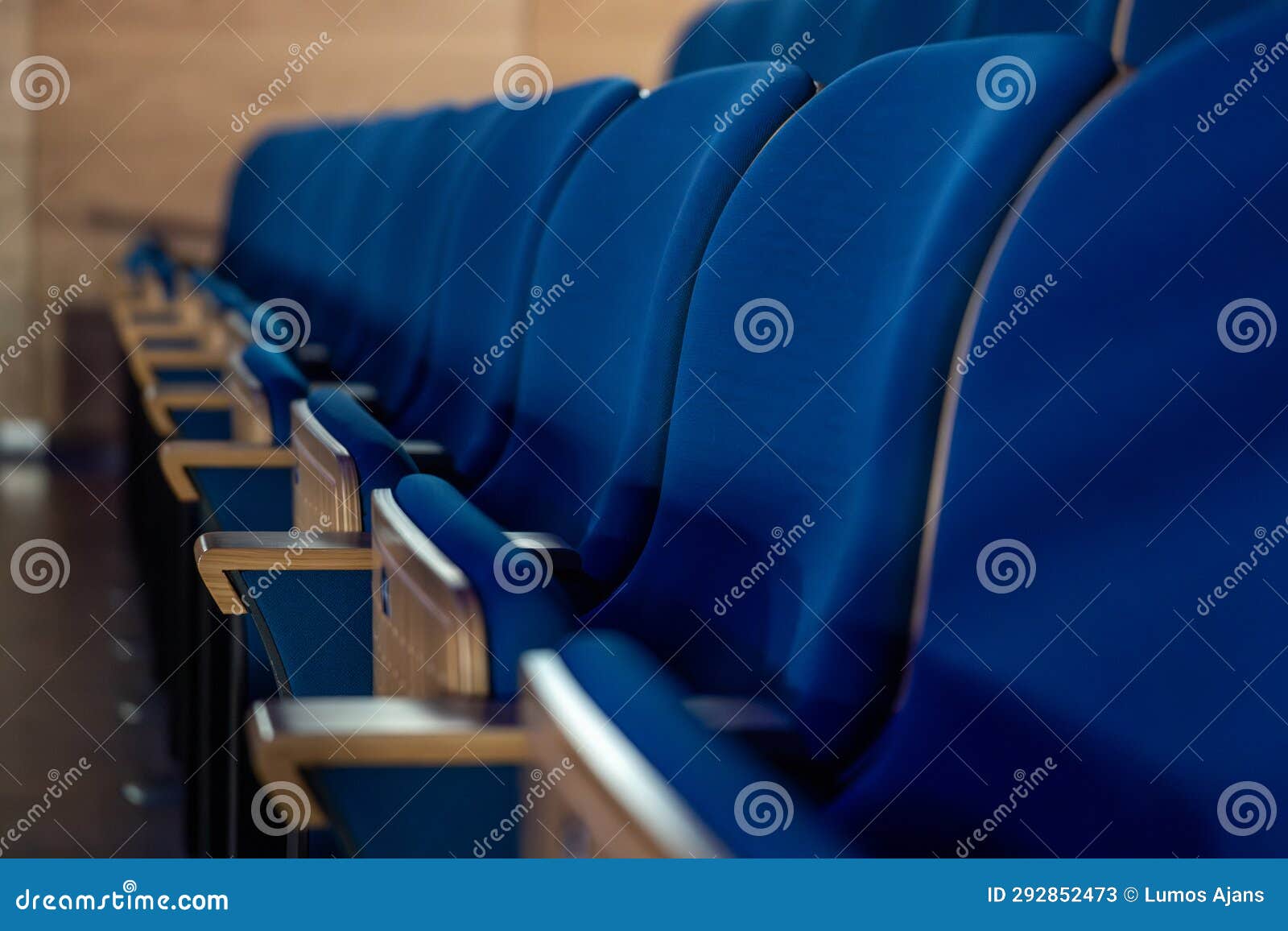 Empty Seats in the Convention Center Stock Image - Image of interior ...