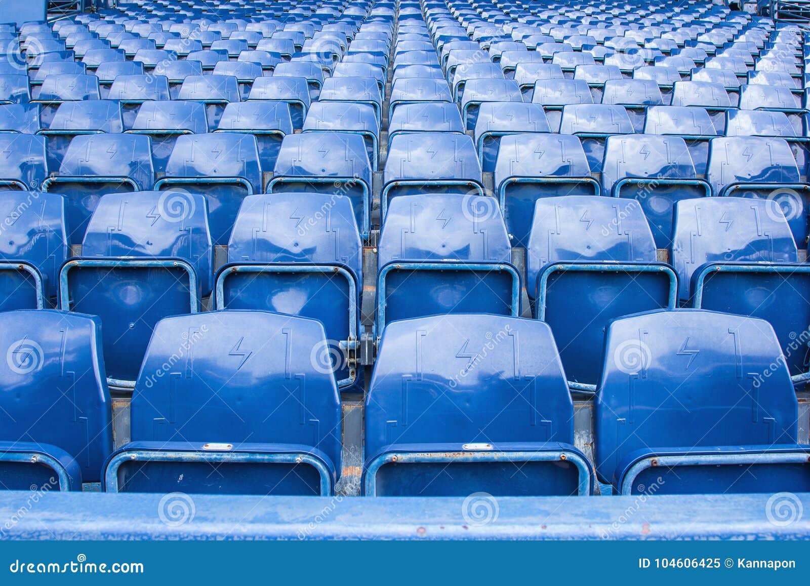 Empty Seats at Football Stadium Editorial Image - Image of grandstand ...