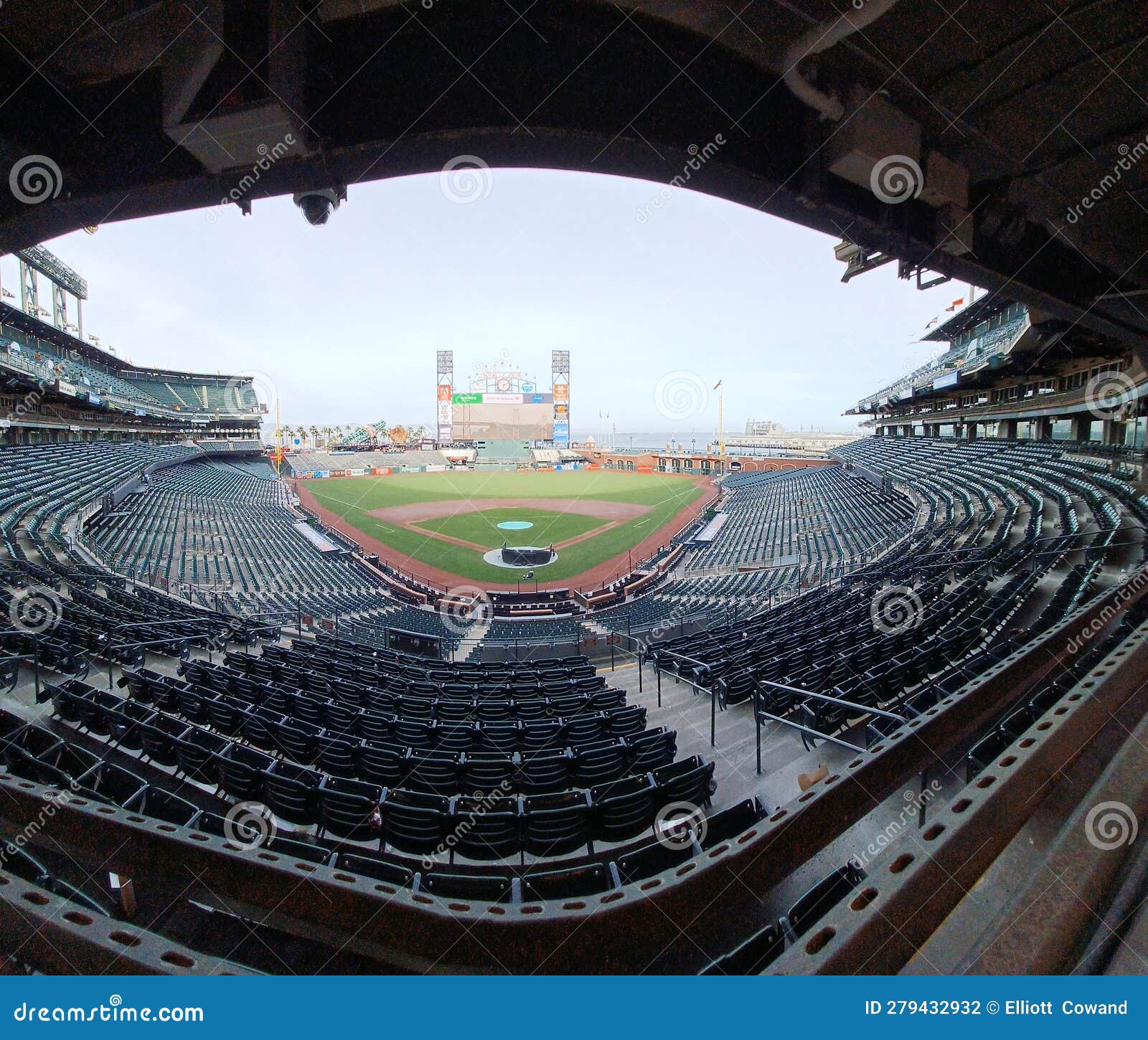 Empty Seats at Oracle Park, San Francisco Editorial Photography - Image ...