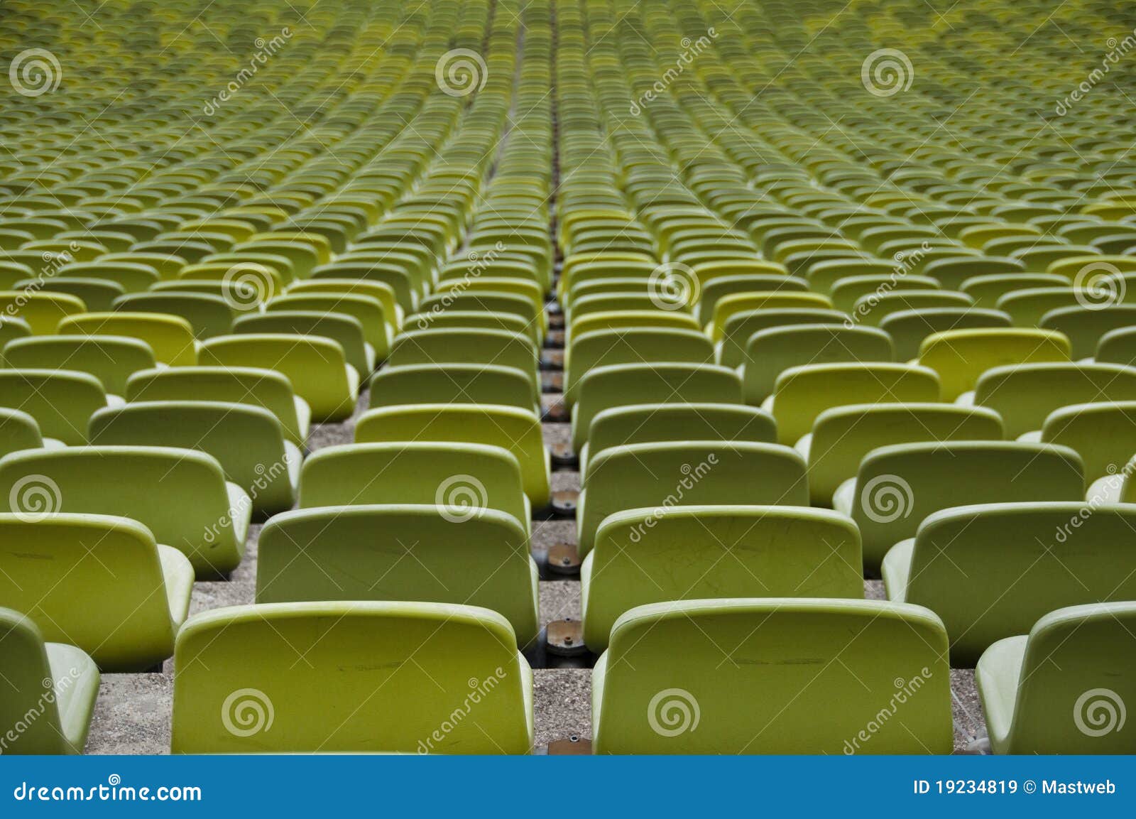 Empty Seats of a Sport Stadium Stock Image - Image of open, arena: 19234819
