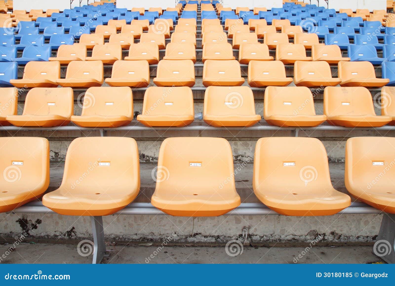 Seats at sports stadium stock image. Image of fans, place - 30180185
