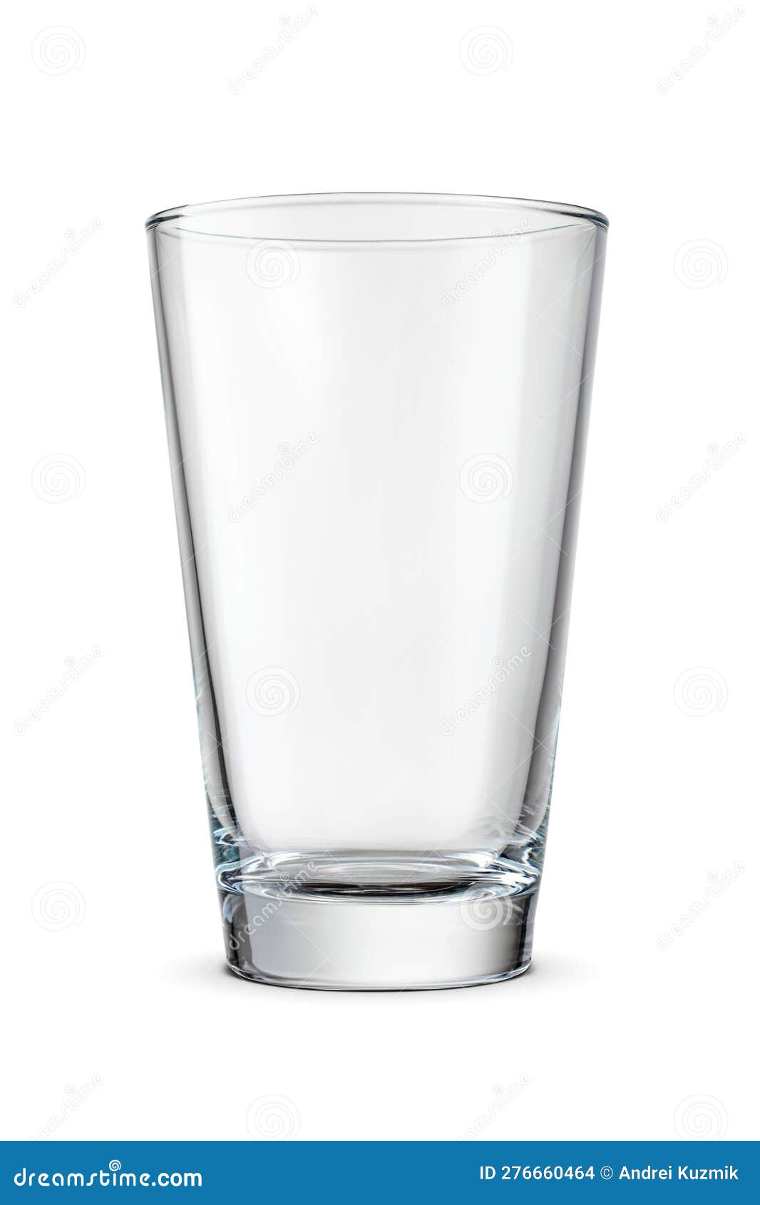Empty Shaker Pint Beer Glass Isolated on White Stock Photo - Image of ...