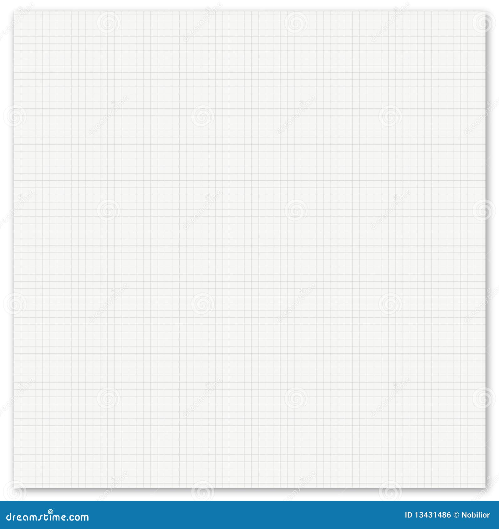 Empty sheet of paper stock vector. Illustration of isolated - 13431486