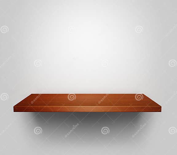 Empty shelf stock photo. Image of design, light, brown - 23340884