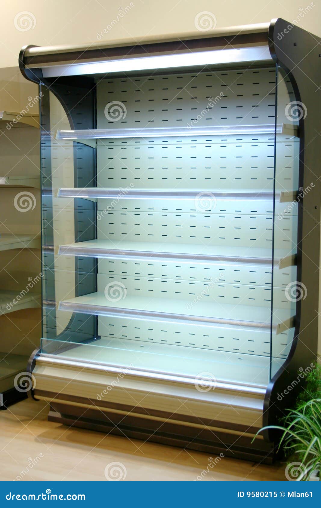 Empty Shelf stock image. Image of stall, store, shop, shelf - 9580215