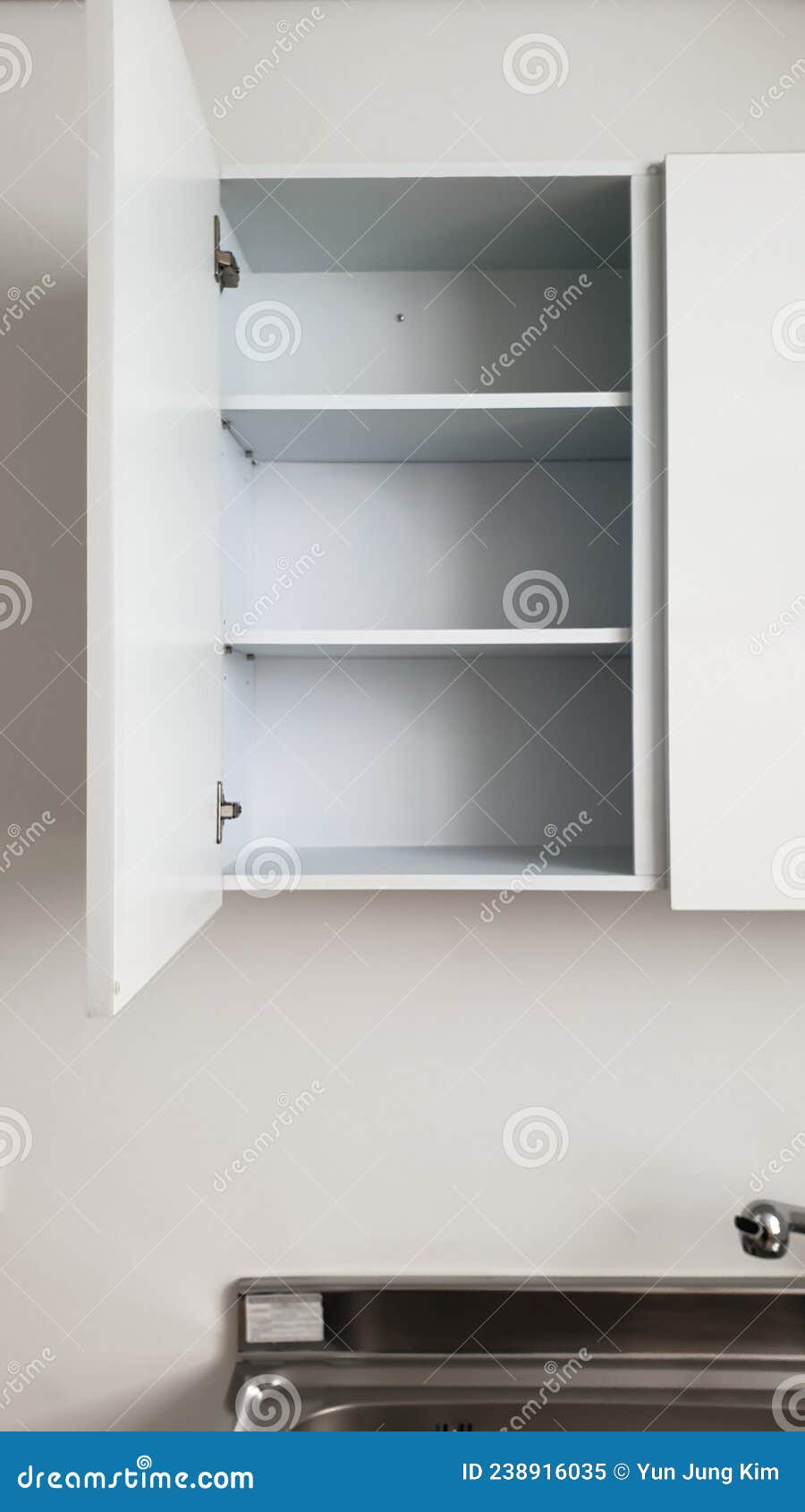 This is an empty shelf. stock image. Image of drawer - 238916035