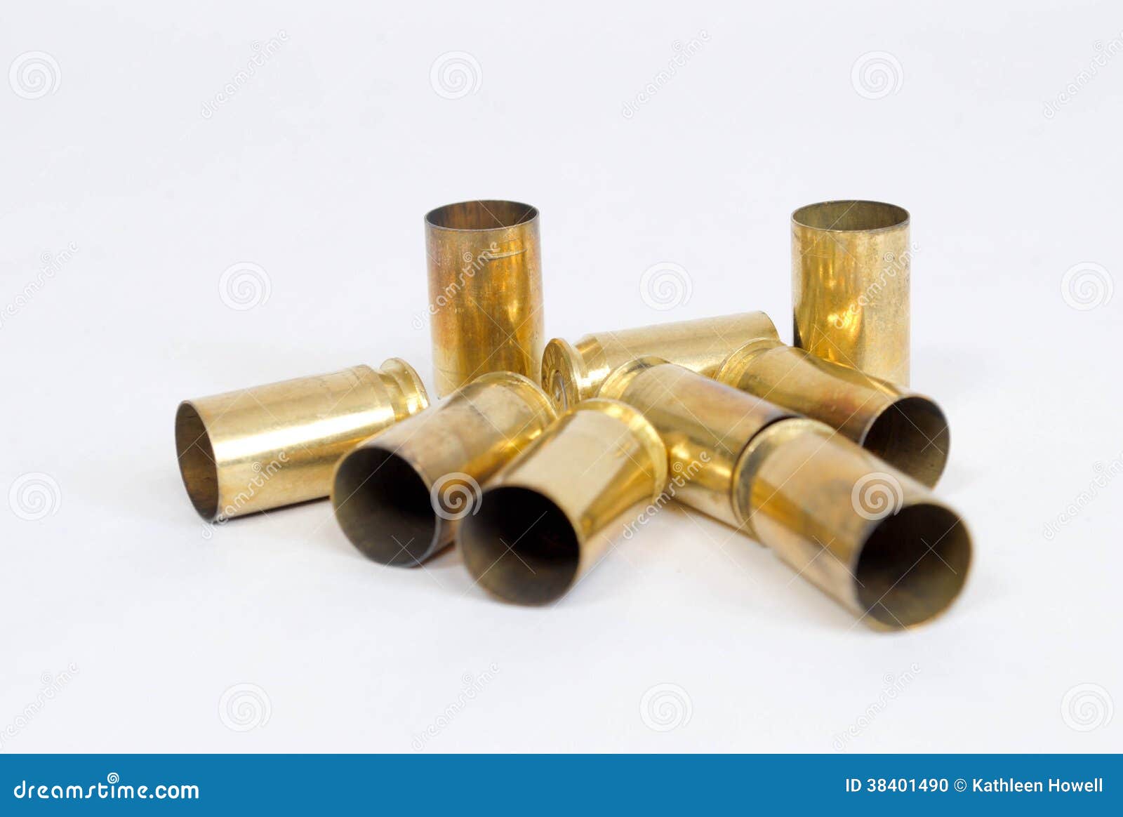Empty Shell Casings stock photo. Image of spent, brass - 38401490
