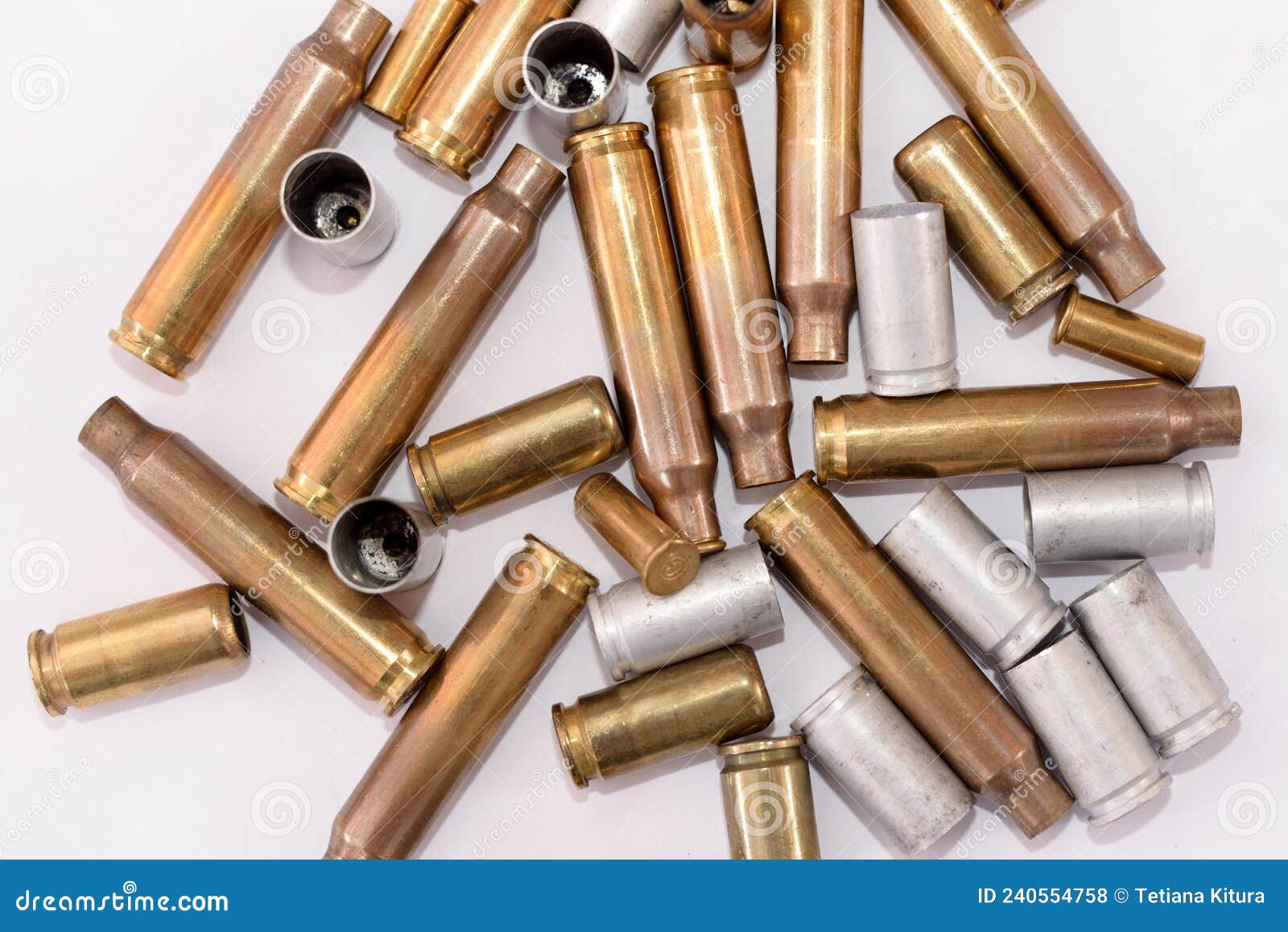 Empty shells for shooting stock photo. Image of ammo - 240554758