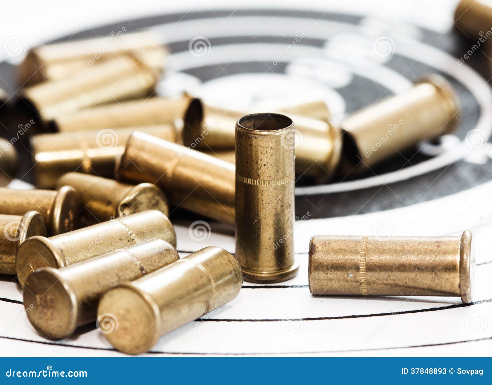 Small-bore Rifle .22 Lr Isolated On White Background. Modern .22lr Semi ...