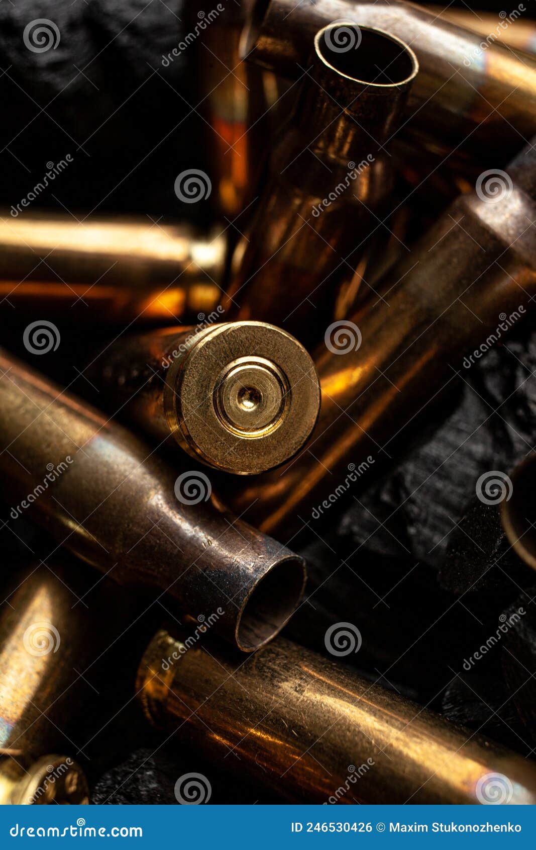 Empty Shells from Weapons on Black Smoldering Coals. Consequences of ...