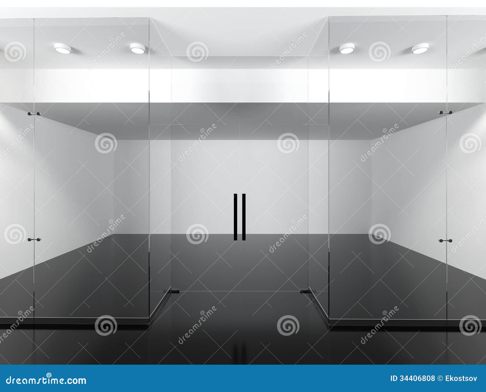 Empty Shop Window Display Stock Image | CartoonDealer.com #86144875