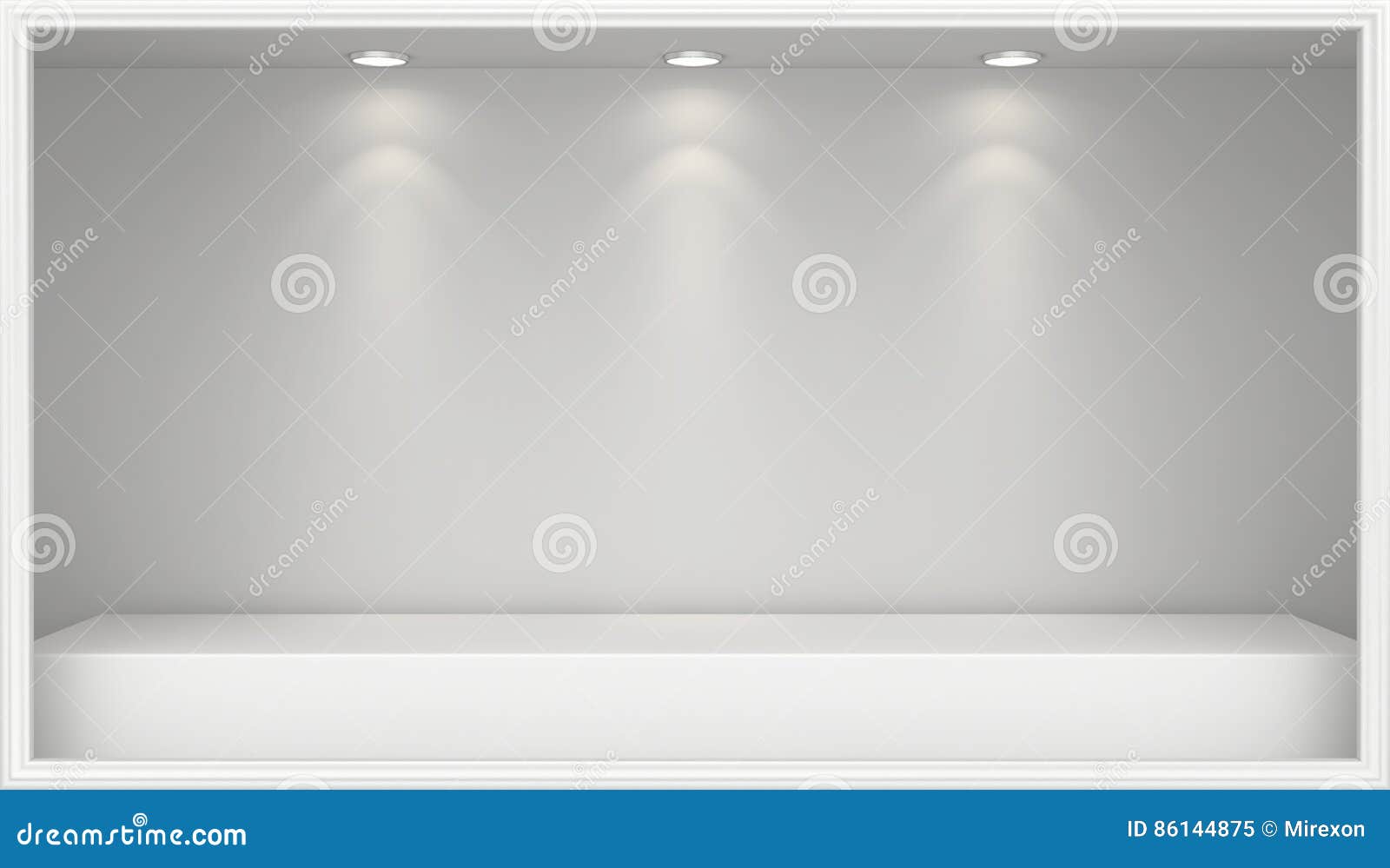 Display Box, Empty Holder Box, Self Box, Blank Display Box Dieline ...