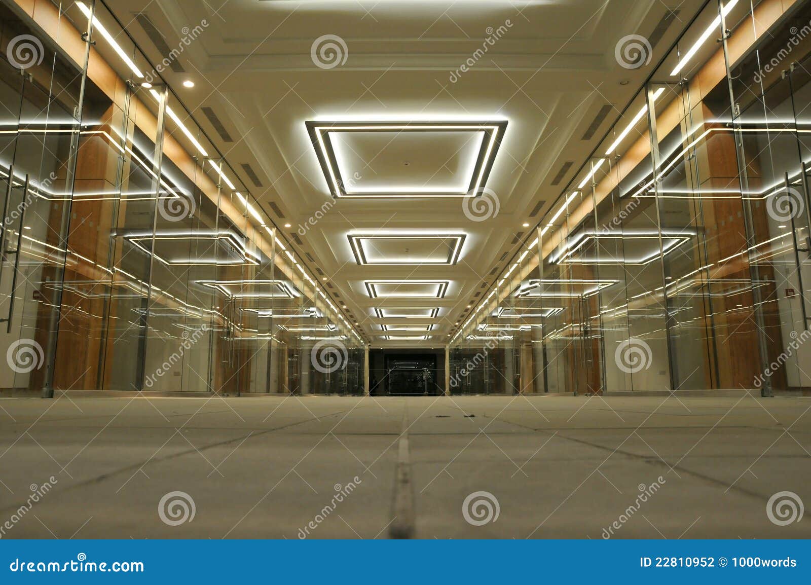 Empty Shopping Mall stock photo. Image of highstreet - 22810952