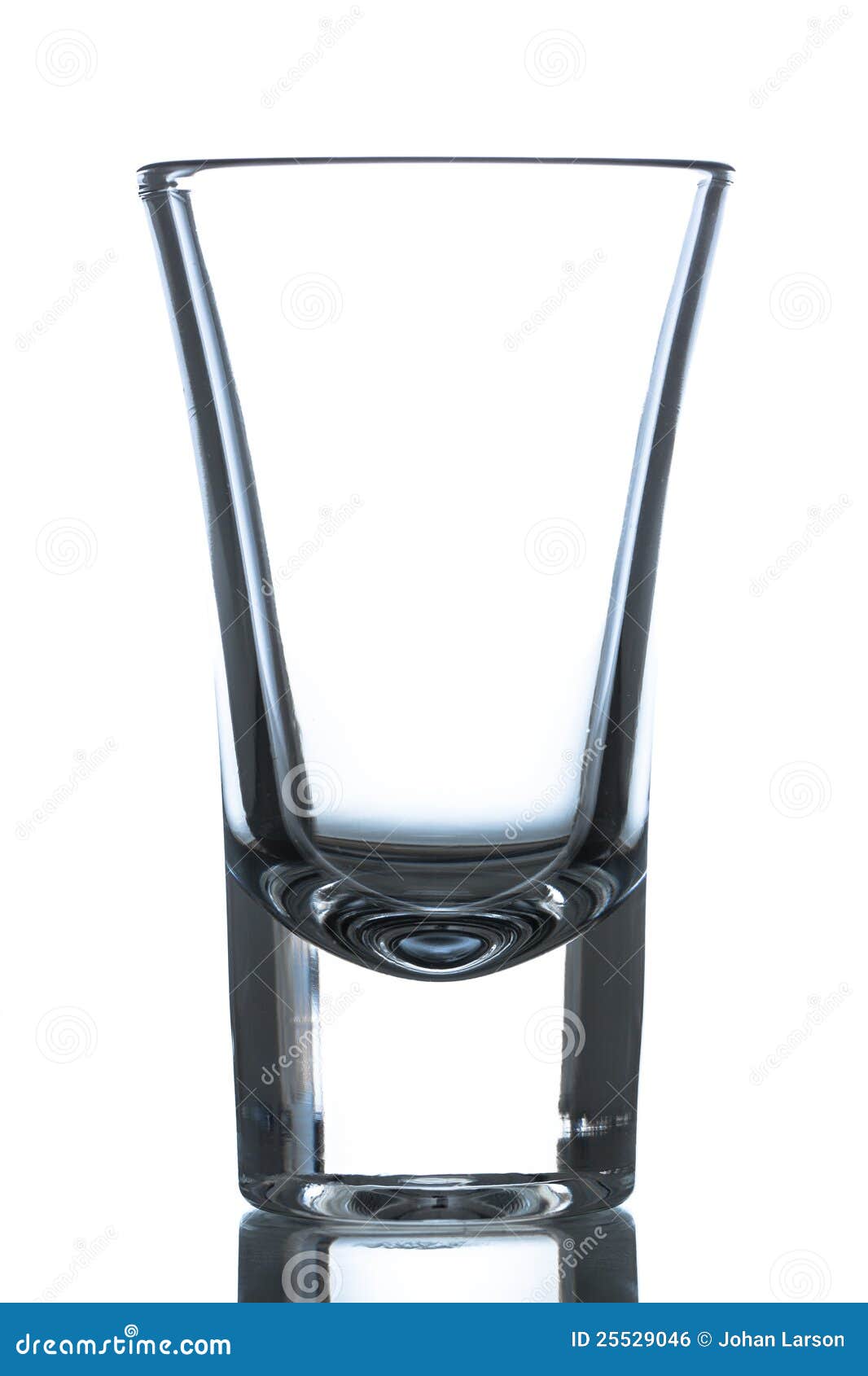 Empty Shot Glass Over White Stock Photo - Image of cocktail, color ...