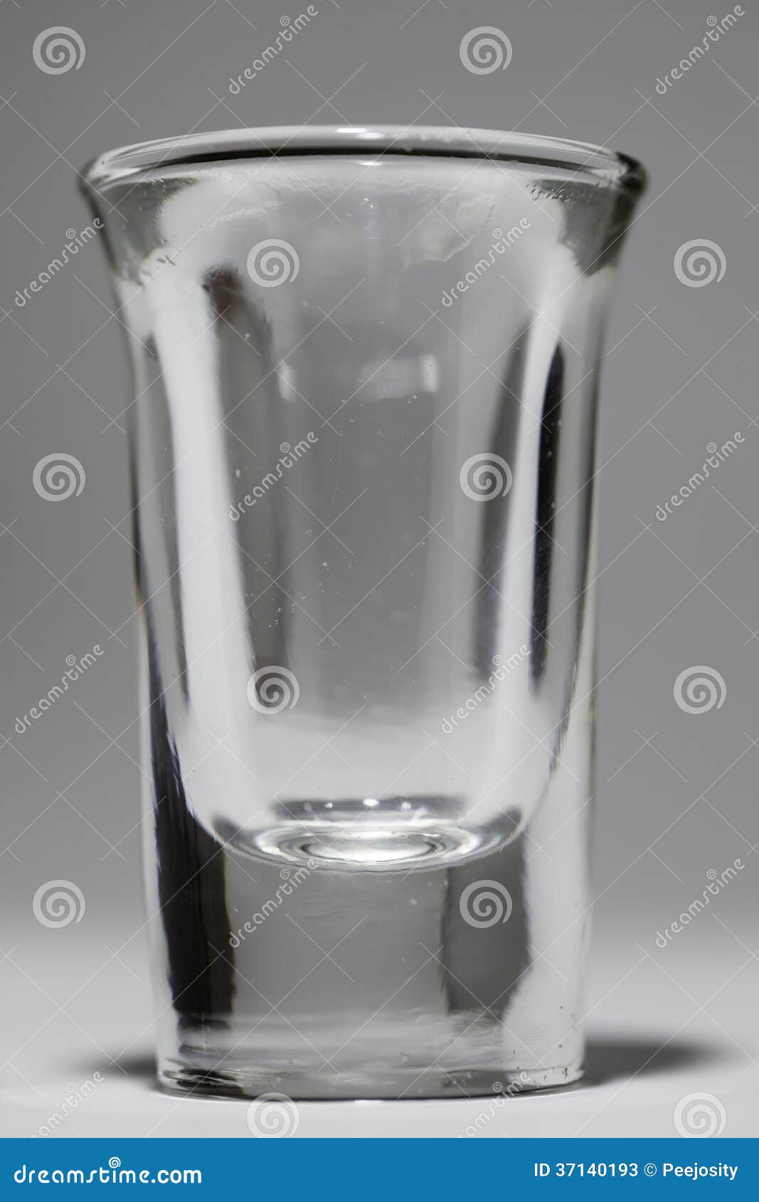Empty Shot Glass stock image. Image of drink, front, white - 37140193