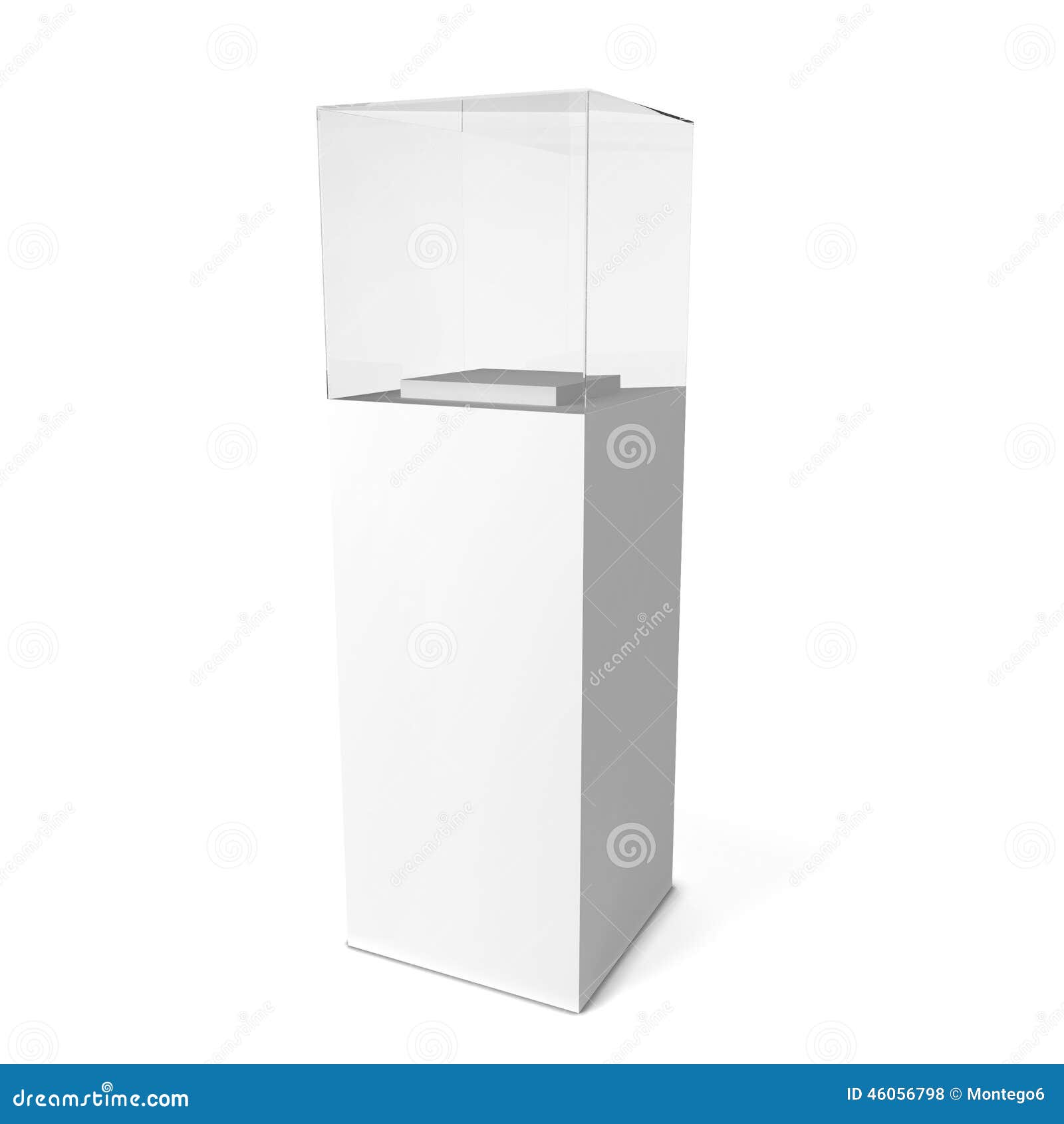 Empty showcase stock illustration. Illustration of interior - 46056798