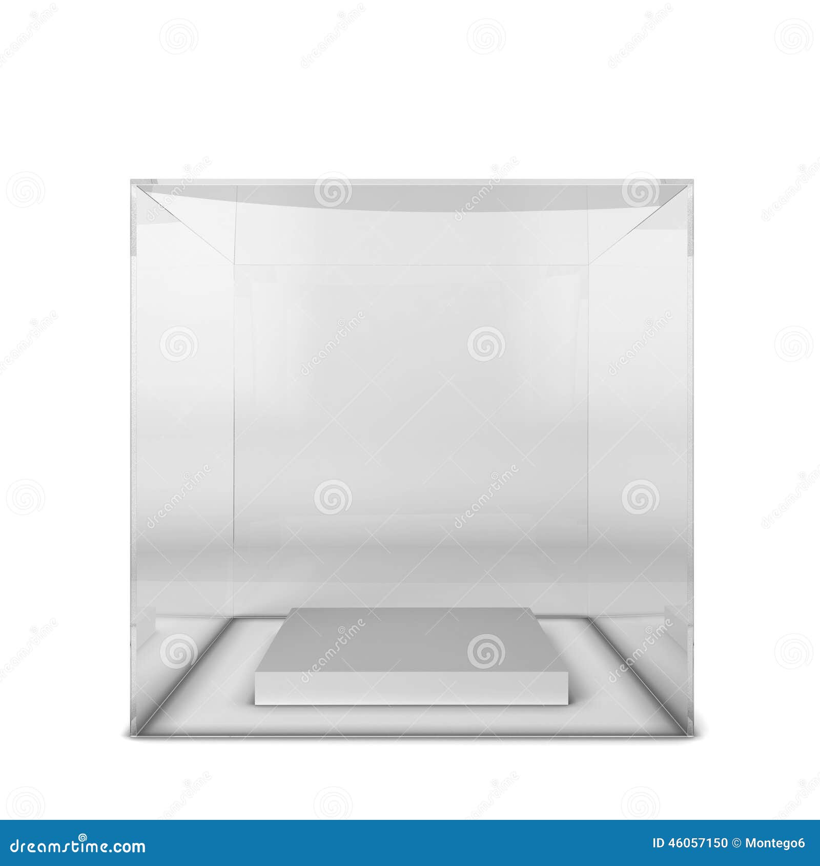 Empty showcase stock illustration. Illustration of promotion - 46057150