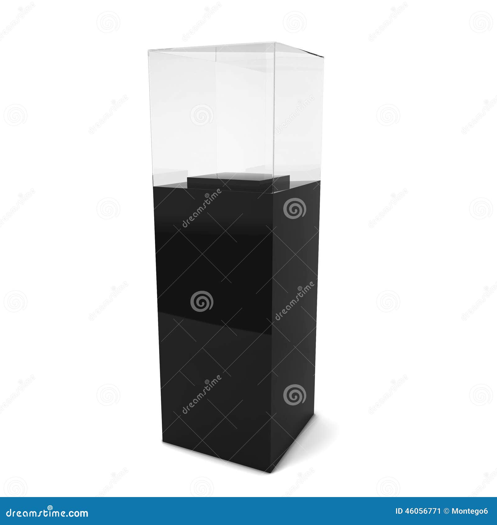 Empty showcase stock illustration. Illustration of furniture - 46056771