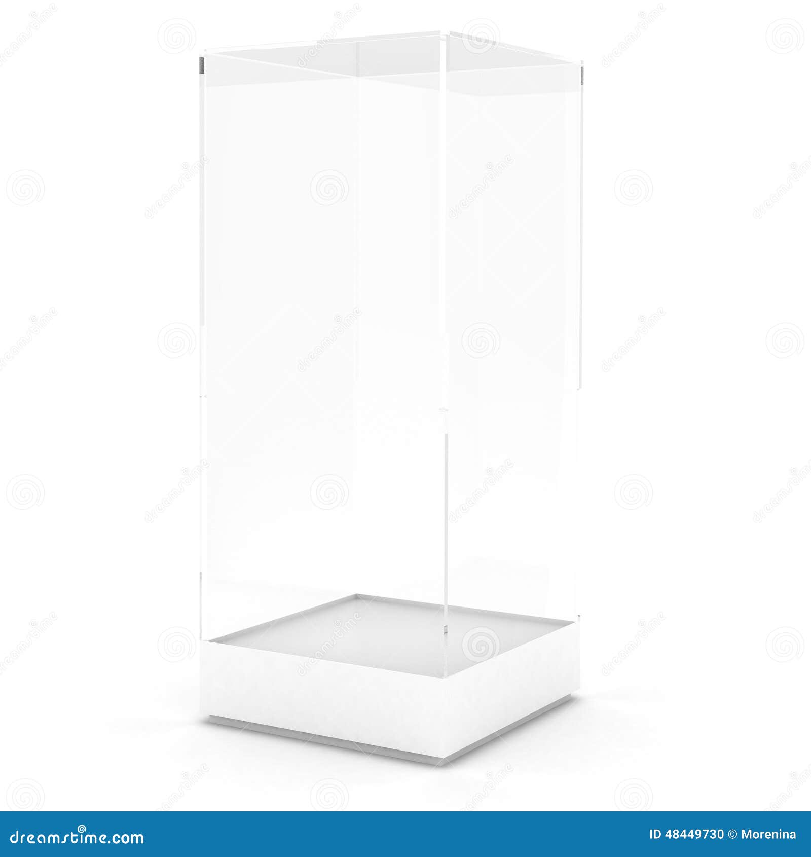 Empty showcase stock illustration. Illustration of shadow - 48449730