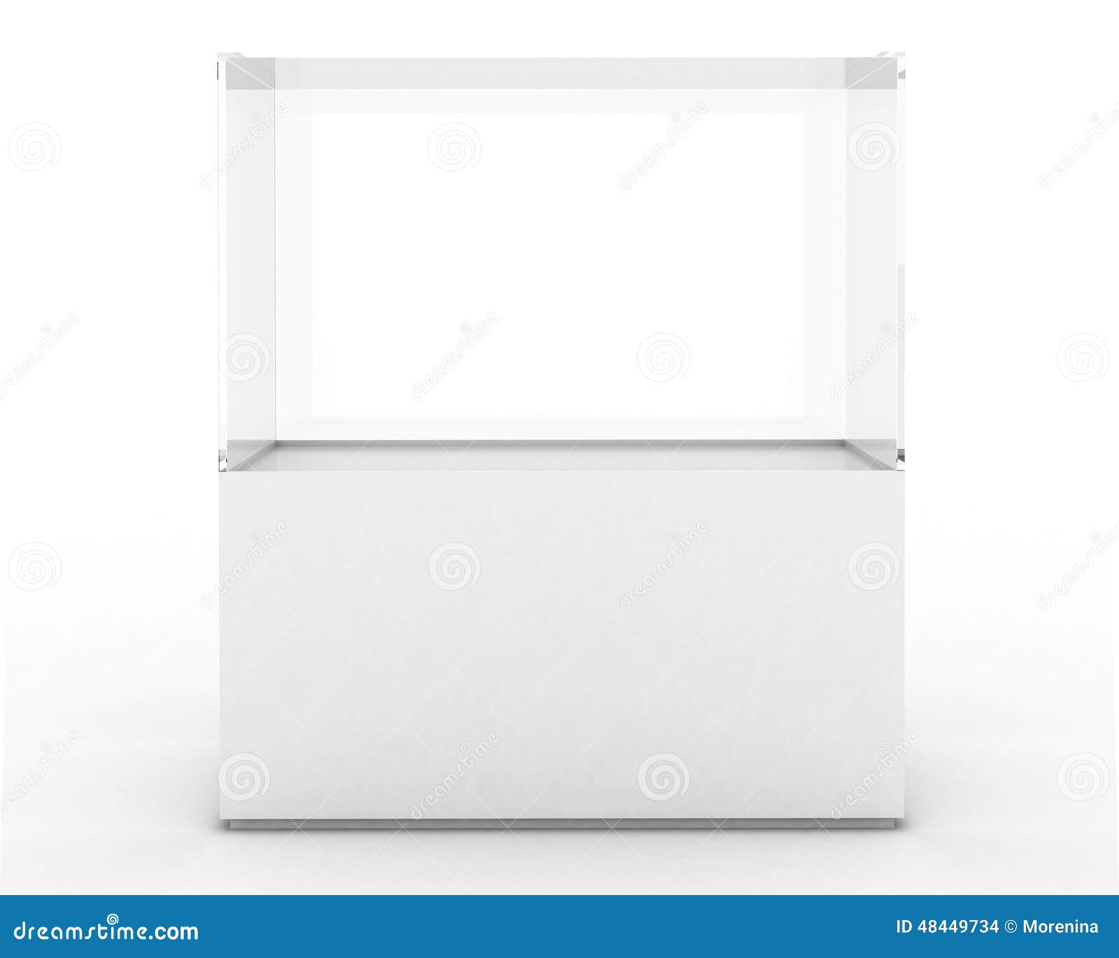 Empty showcase stock illustration. Illustration of exhibition - 48449734