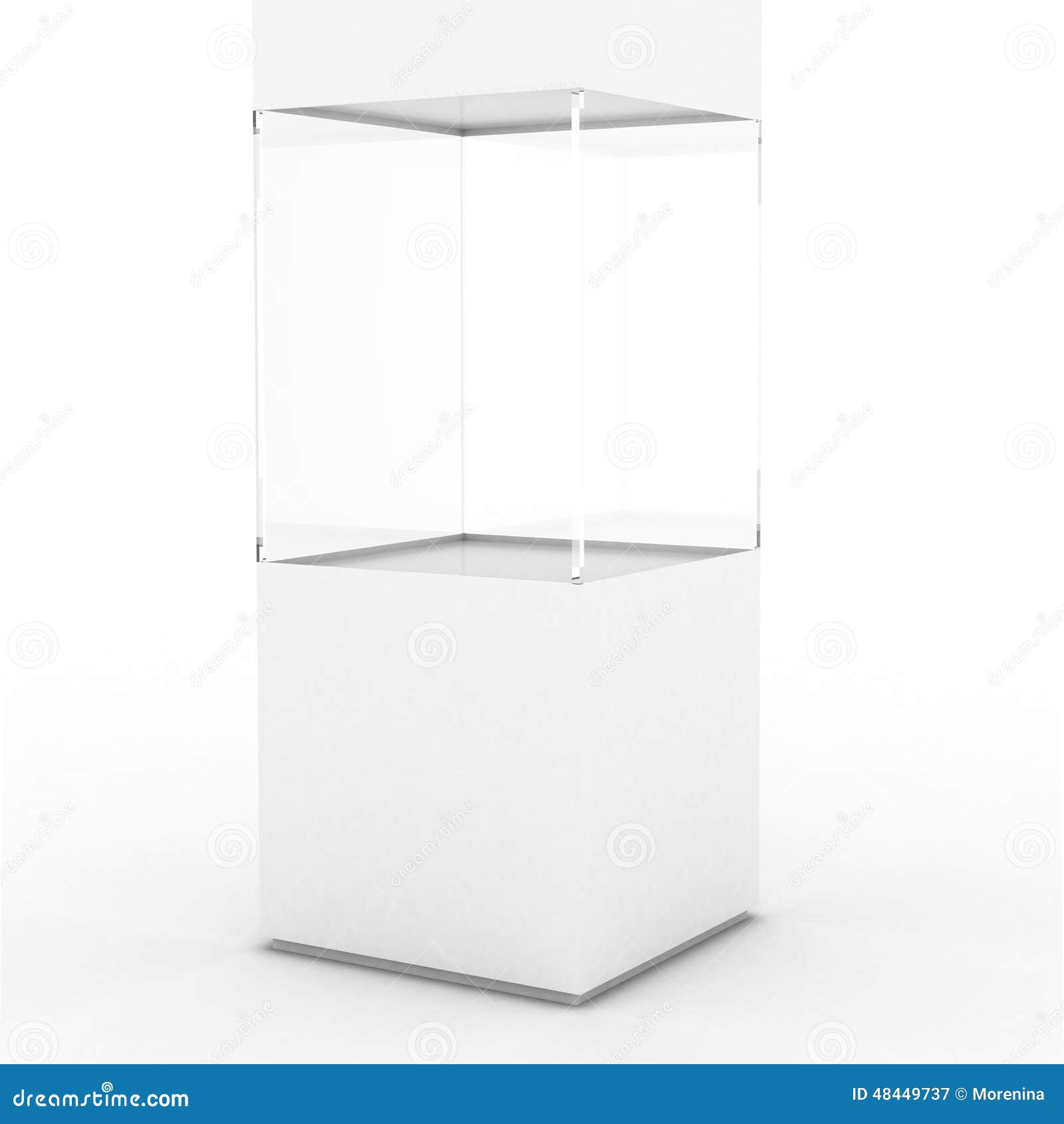 Empty showcase stock illustration. Illustration of commercial - 48449737