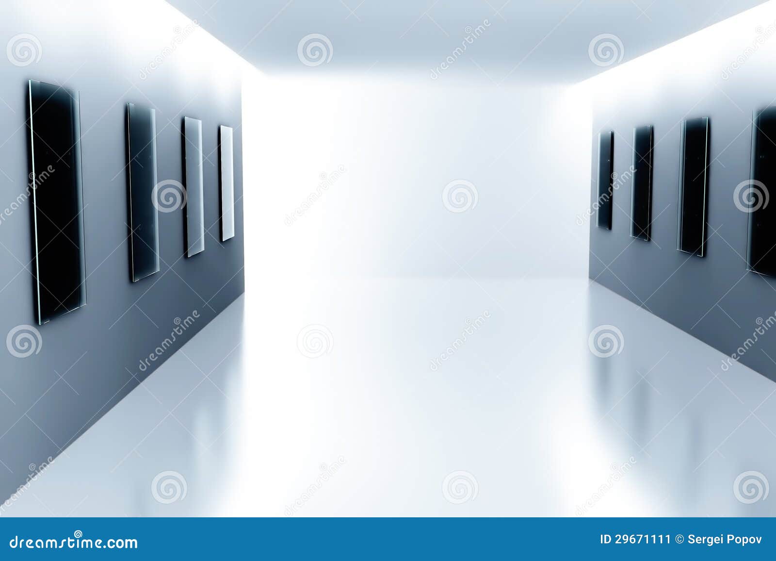 Empty showroom stock illustration. Illustration of indoors - 29671111