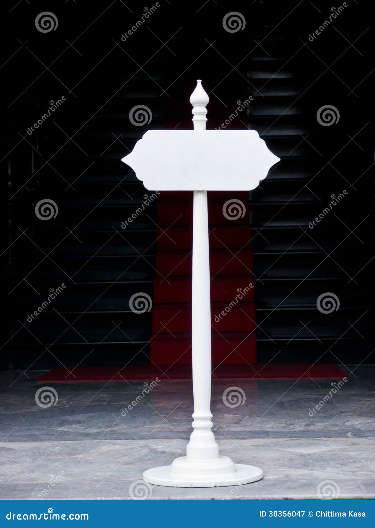 Empty sign post stock image. Image of plaque, plate, placard - 30356047