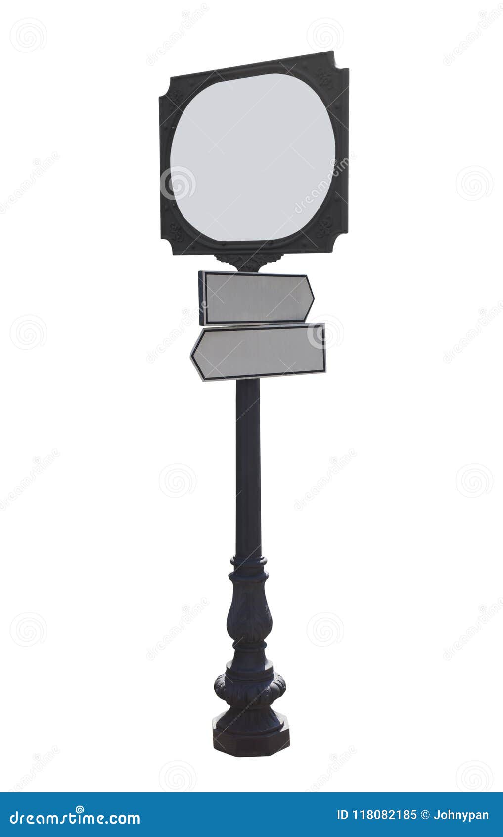 Empty Sign or Post Isolated Stock Image - Image of nature, billboard ...