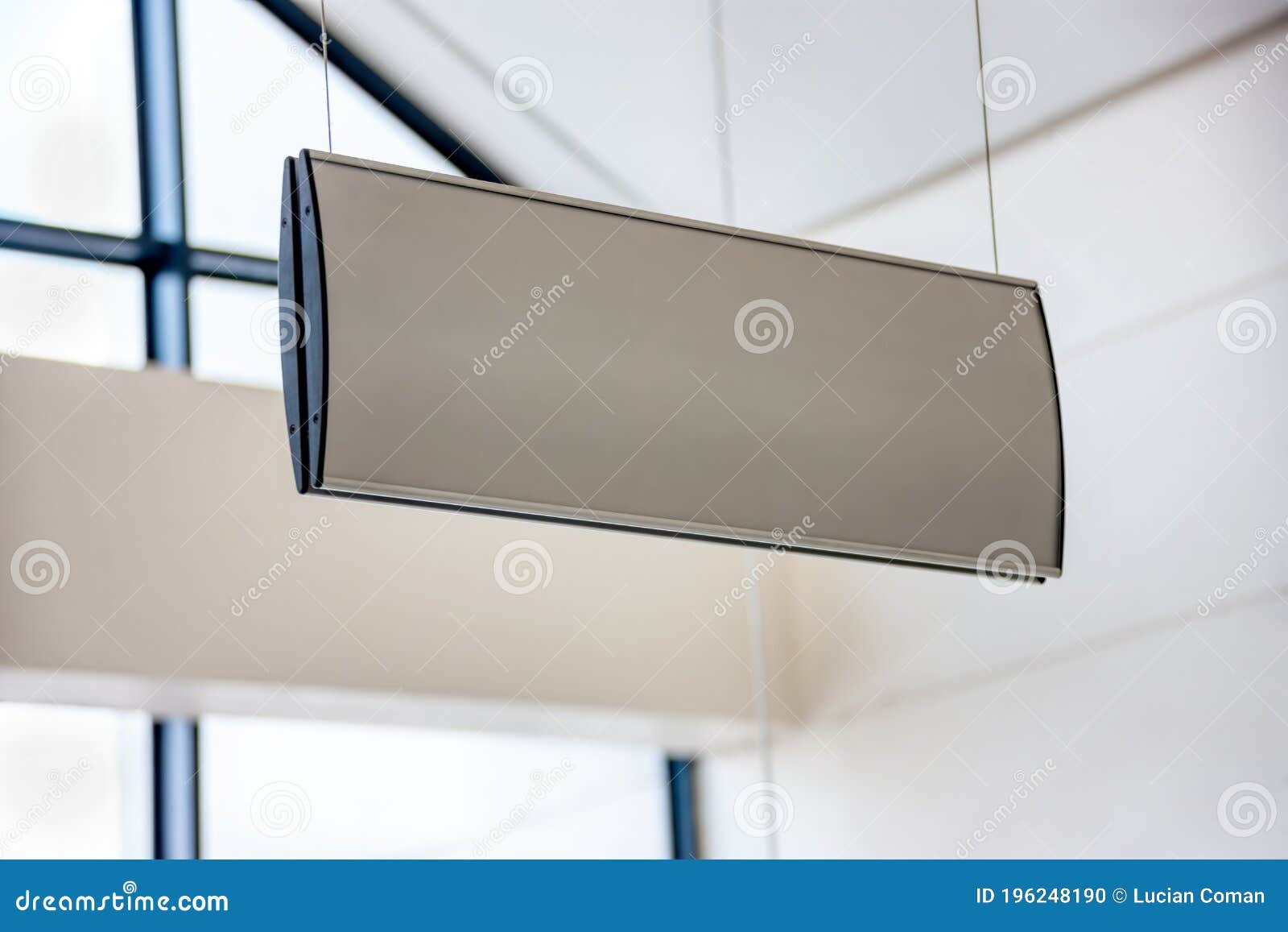 Empty signage stock photo. Image of business, indoor - 196248190