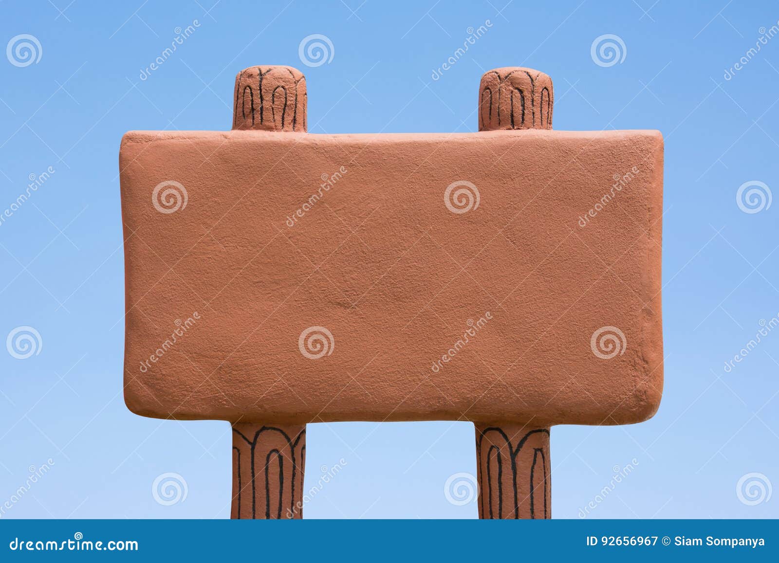 Empty signboard stock image. Image of billboard, design - 92656967